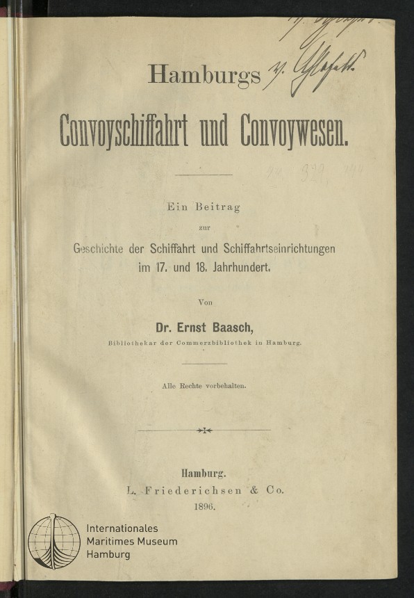 Hamburg's convoy shipping and convoy system.